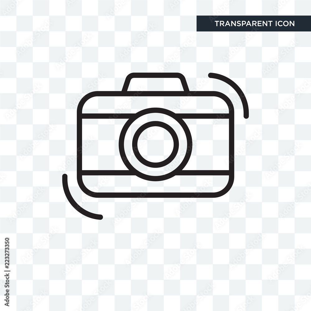 Photography vector icon isolated on transparent background, Photography ...