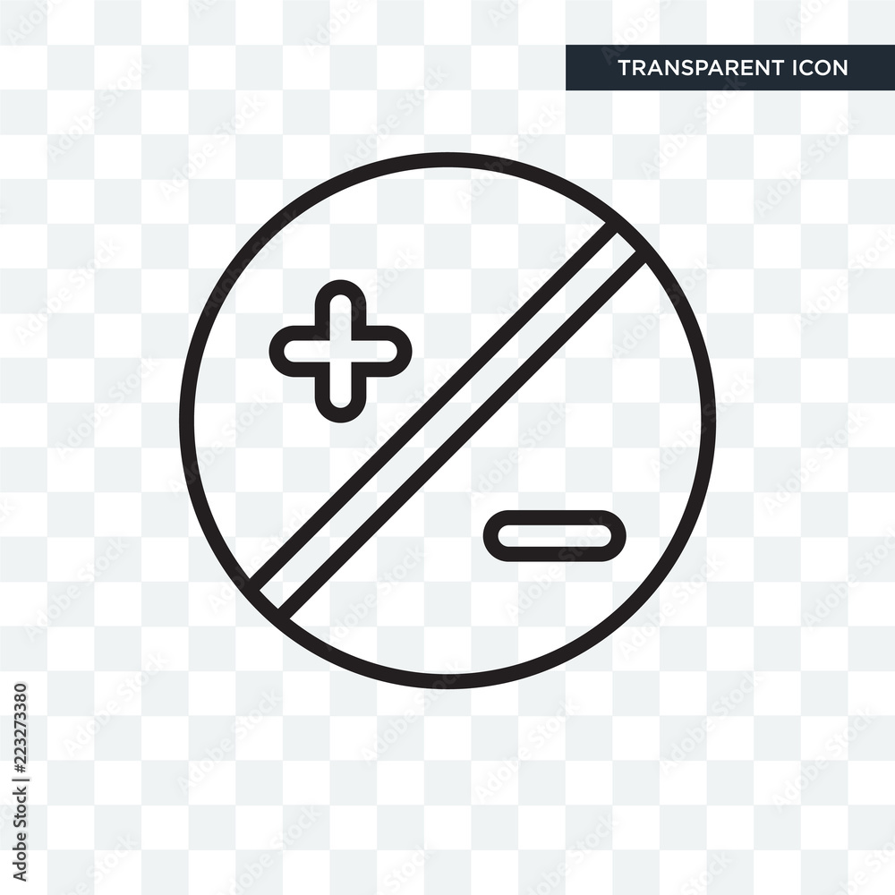 Adjustment vector icon isolated on transparent background, Adjustment ...
