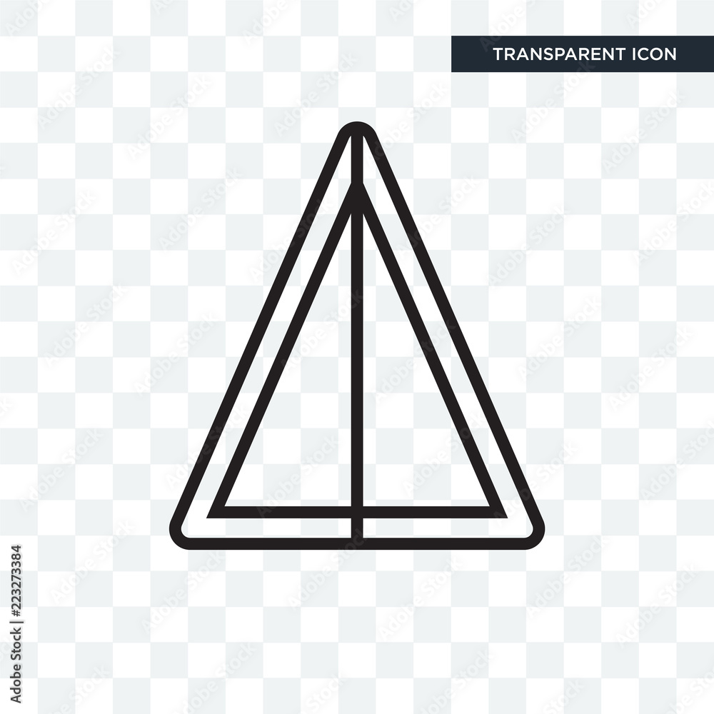 Sharpen vector icon isolated on transparent background, Sharpen logo ...