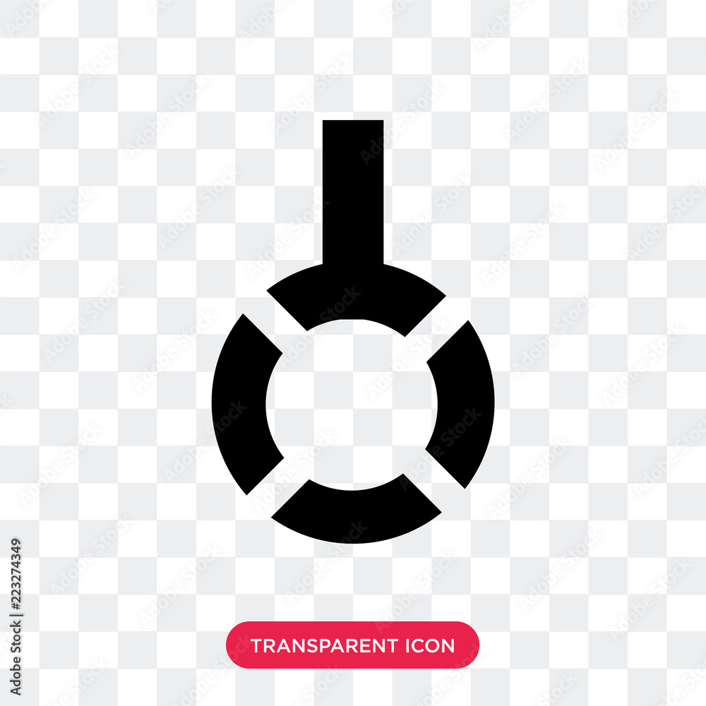 Gallows vector icon isolated on transparent background, Gallows logo ...