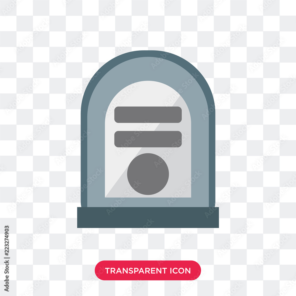 Jukebox vector icon isolated on transparent background, Jukebox logo ...