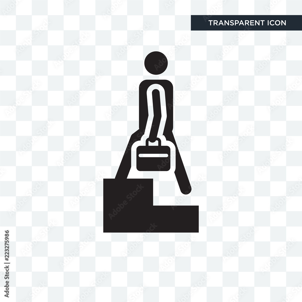 Pedestrian vector icon isolated on transparent background, Pedestrian ...