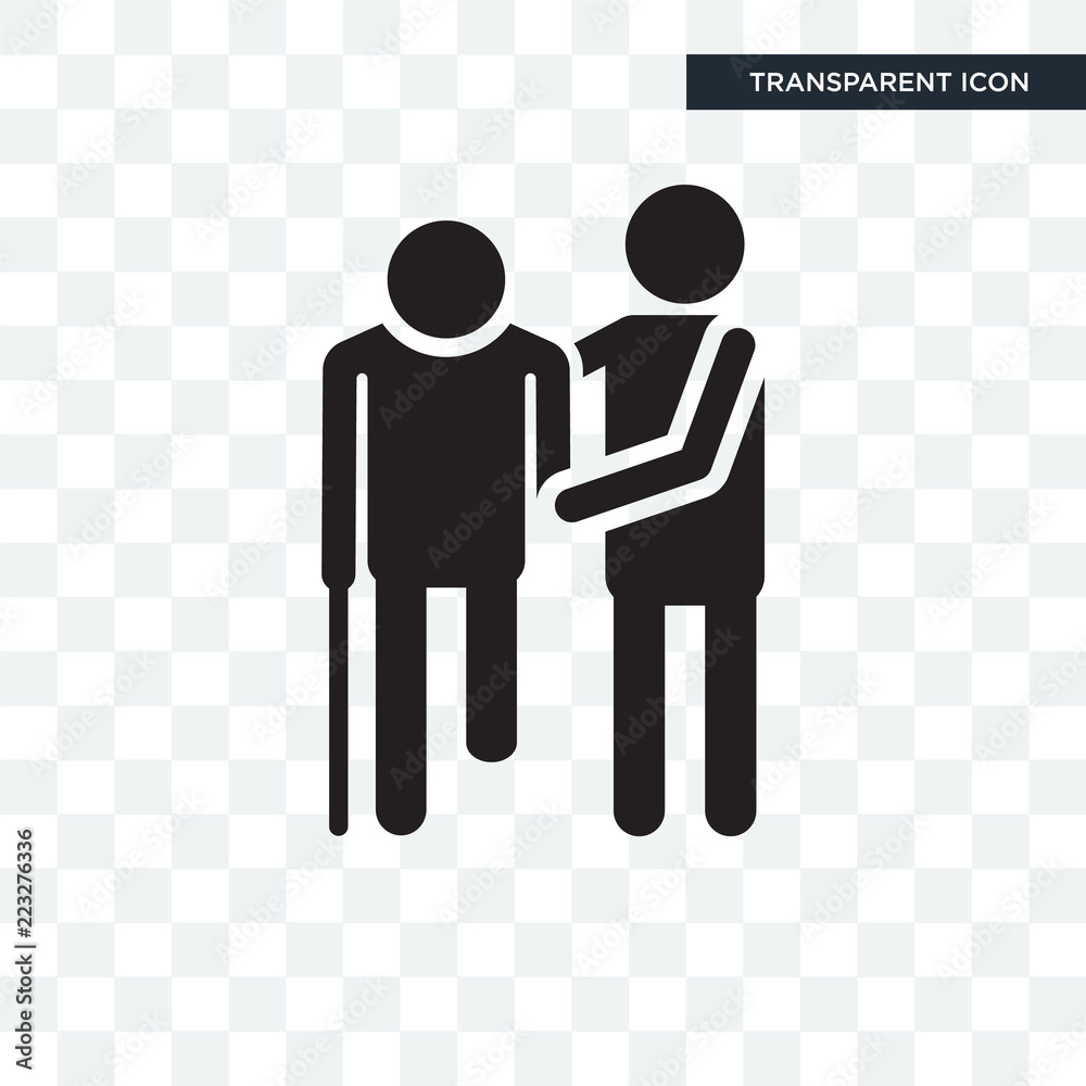 Injury vector icon isolated on transparent background, Injury logo ...