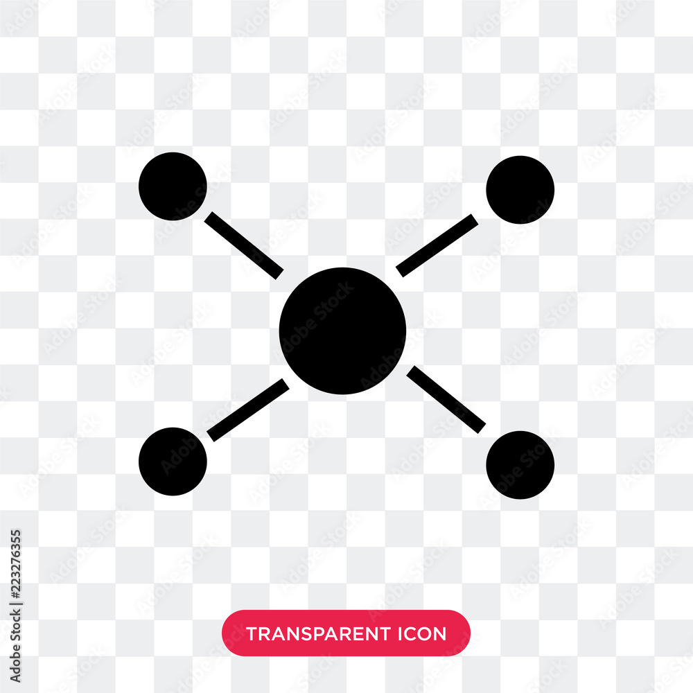 chemical compounding vector icon isolated on transparent background ...