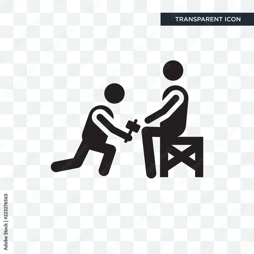 Reflex vector icon isolated on transparent background, Reflex logo ...