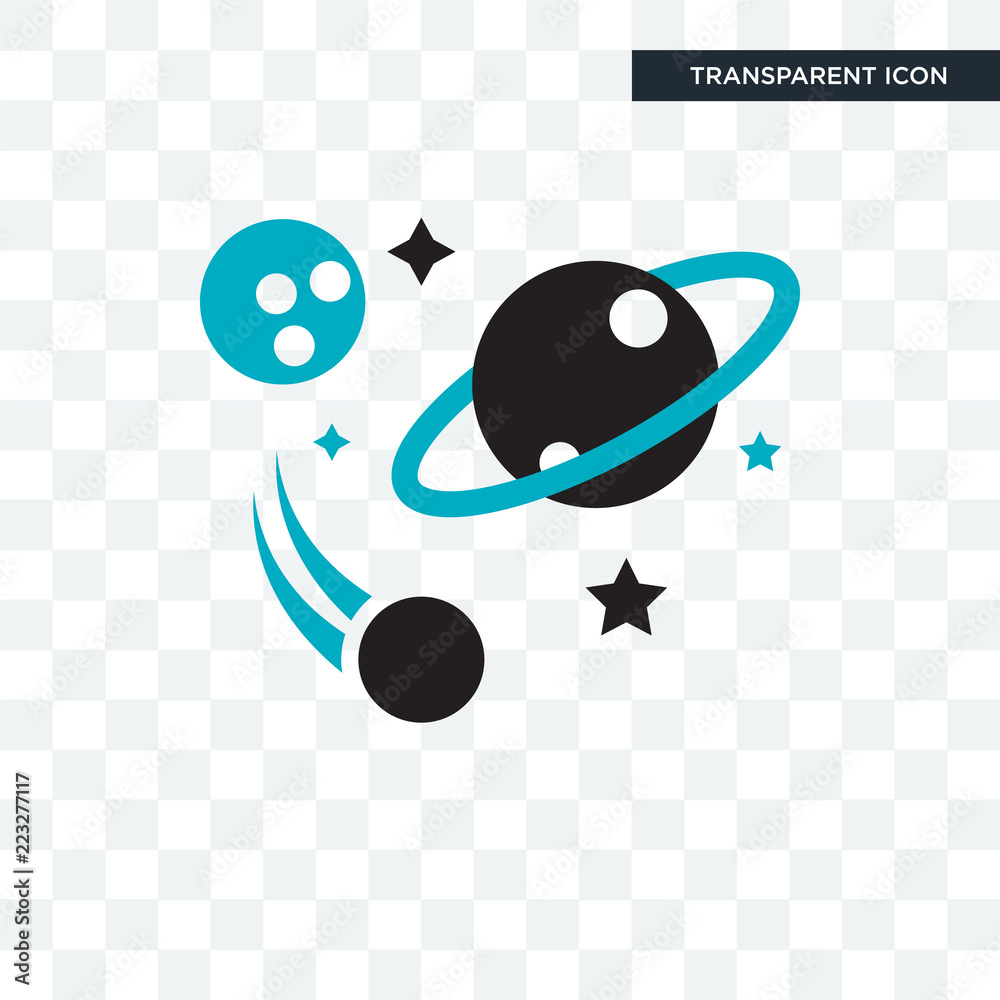 Space vector icon isolated on transparent background, Space logo design ...