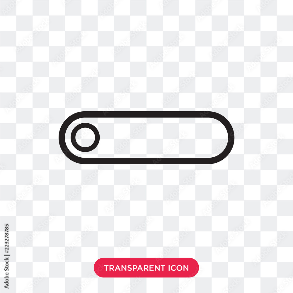 radio button vector icon isolated on transparent background, radio ...
