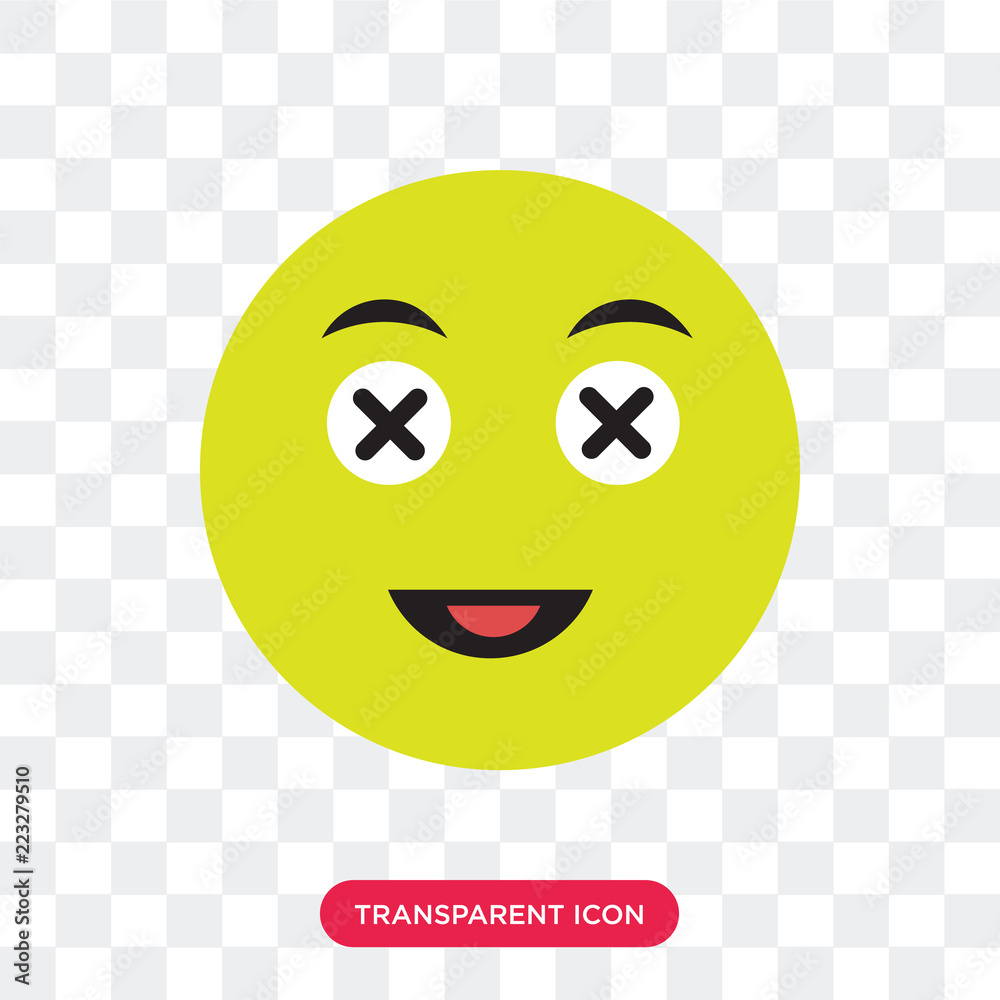 Dead vector icon isolated on transparent background, Dead logo design ...