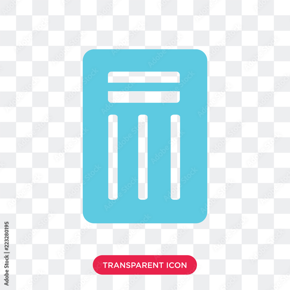 Chair vector icon isolated on transparent background, Chair logo design ...