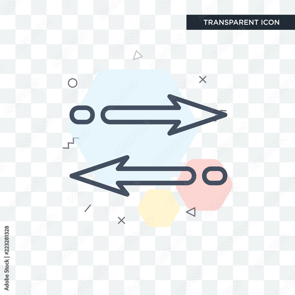 Reverse vector icon isolated on transparent background, Reverse logo ...