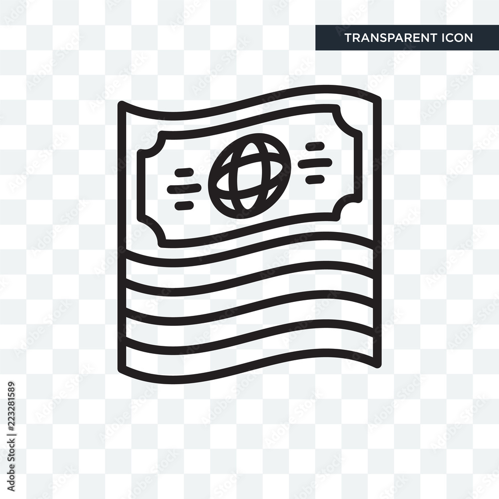 Economy vector icon isolated on transparent background, Economy logo ...