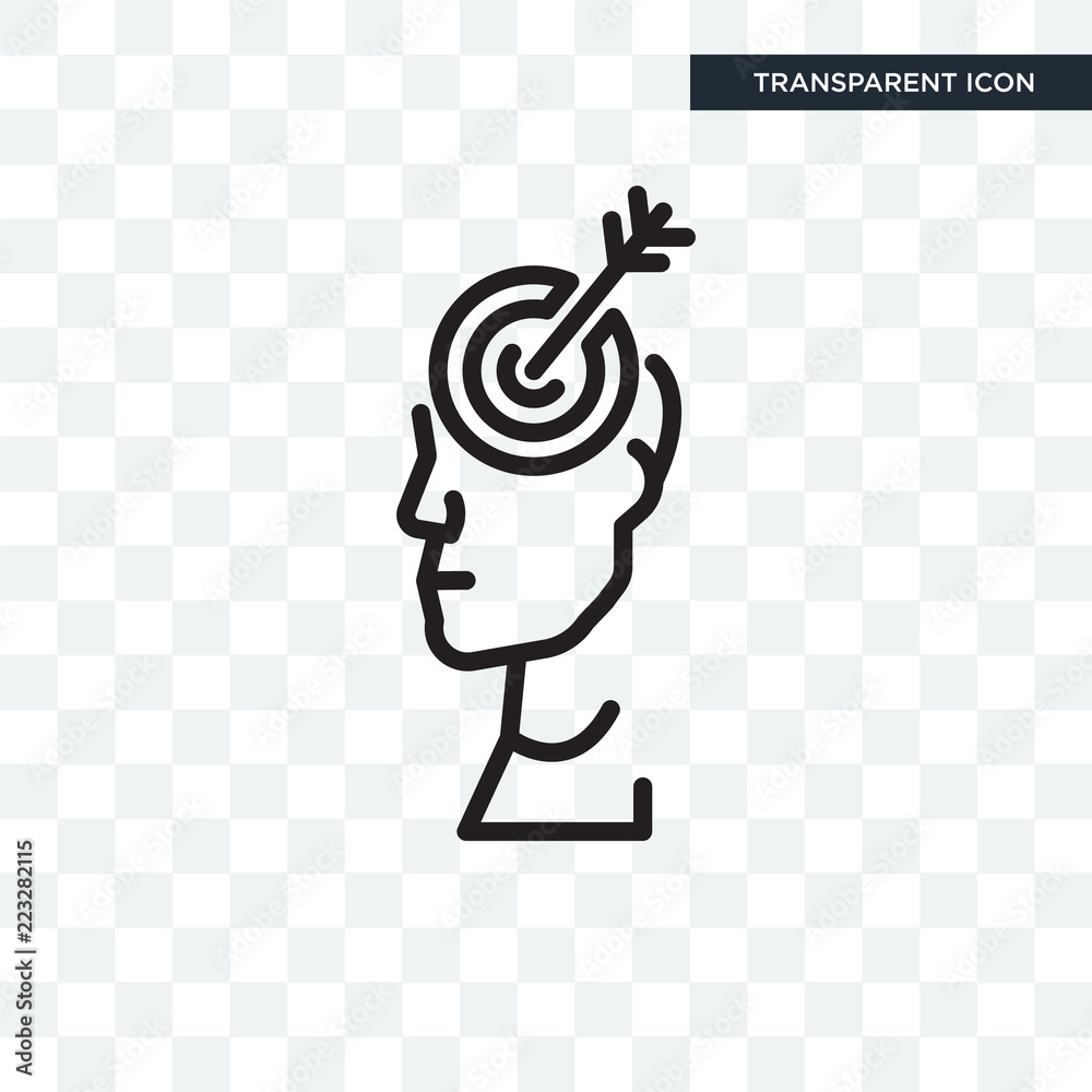 Focus vector icon isolated on transparent background, Focus logo design ...