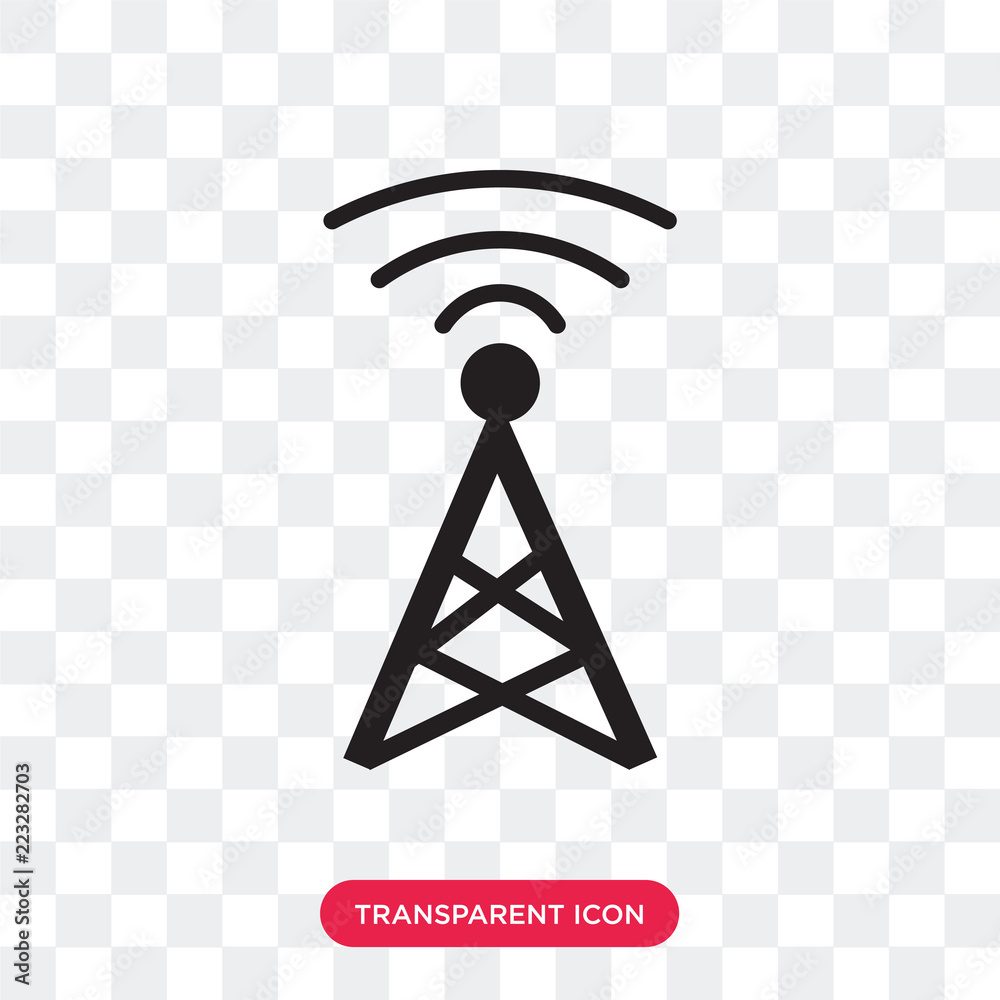 Radar vector icon isolated on transparent background, Radar logo design ...