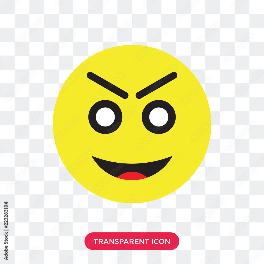 Bad vector icon isolated on transparent background, Bad logo design ...