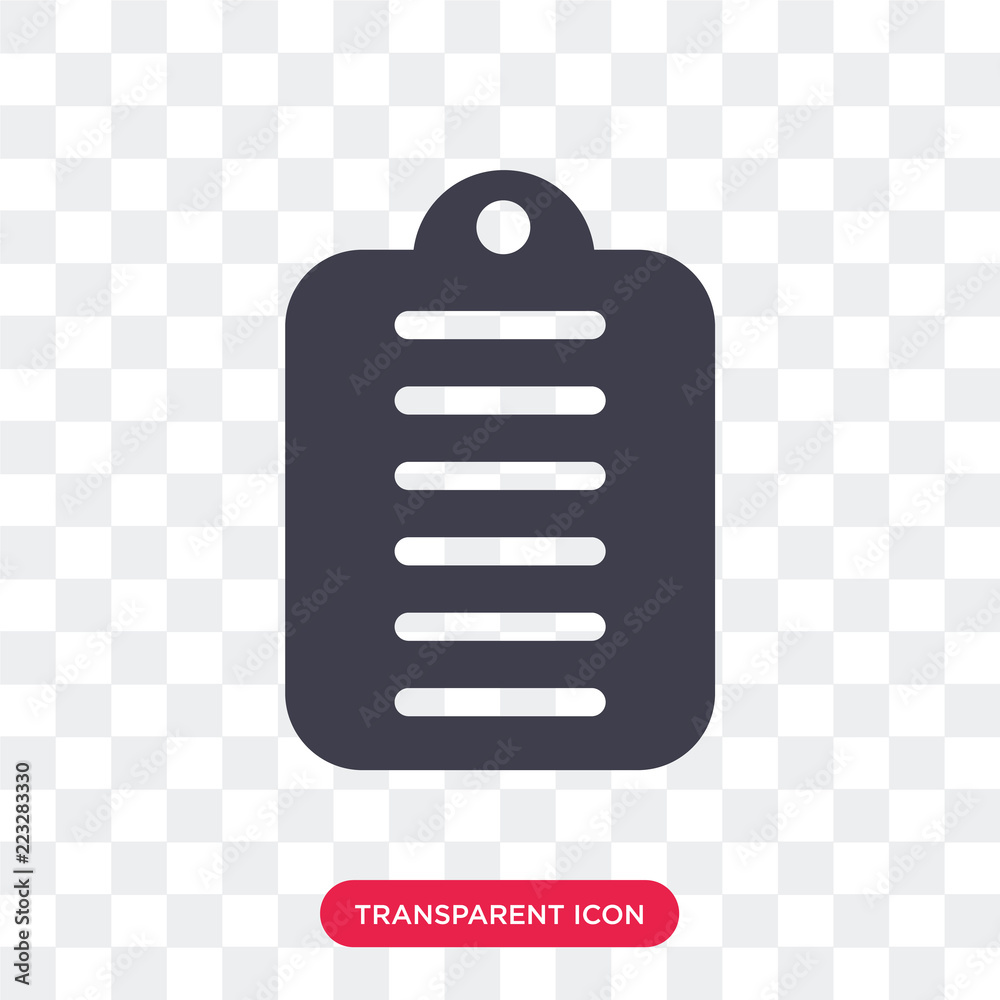 File vector icon isolated on transparent background, File logo design ...