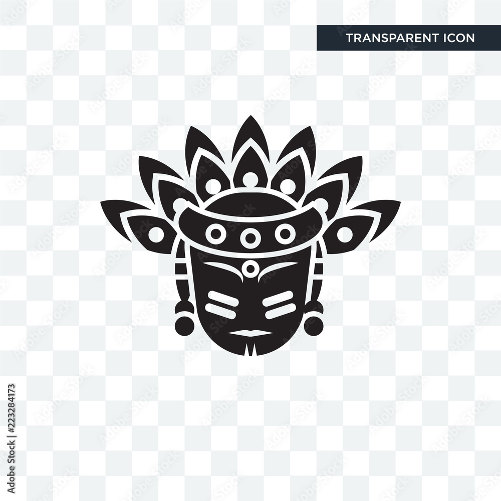 Indian vector icon isolated on transparent background, Indian logo ...