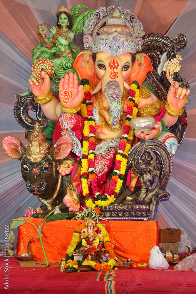 god Ganesh Ji on occasion of ganesh chaturthi vinayaka chavithi Stock ...
