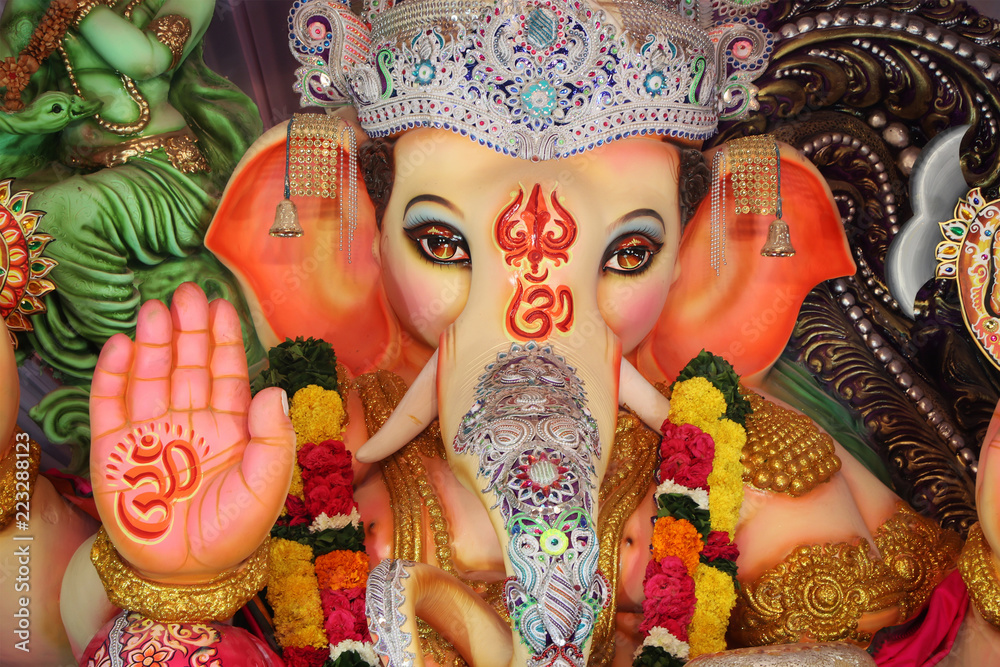 god Ganesh Ji on occasion of ganesh chaturthi vinayaka chavithi Stock ...