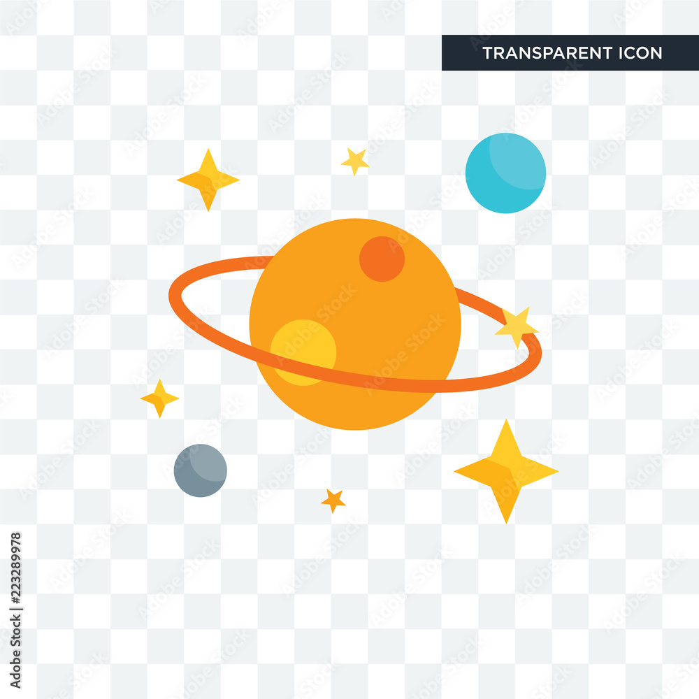Galaxy vector icon isolated on transparent background, Galaxy logo ...
