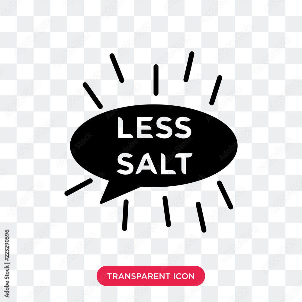 Salt vector icon isolated on transparent background, Salt logo design ...