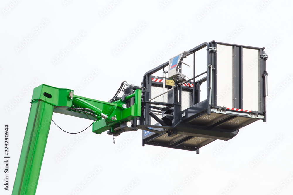Part of hydraulic elevator using for transport different things, modern ...