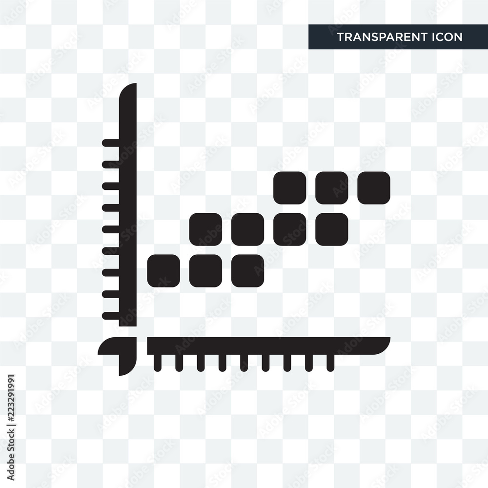 Infographic vector icon isolated on transparent background, Infographic ...