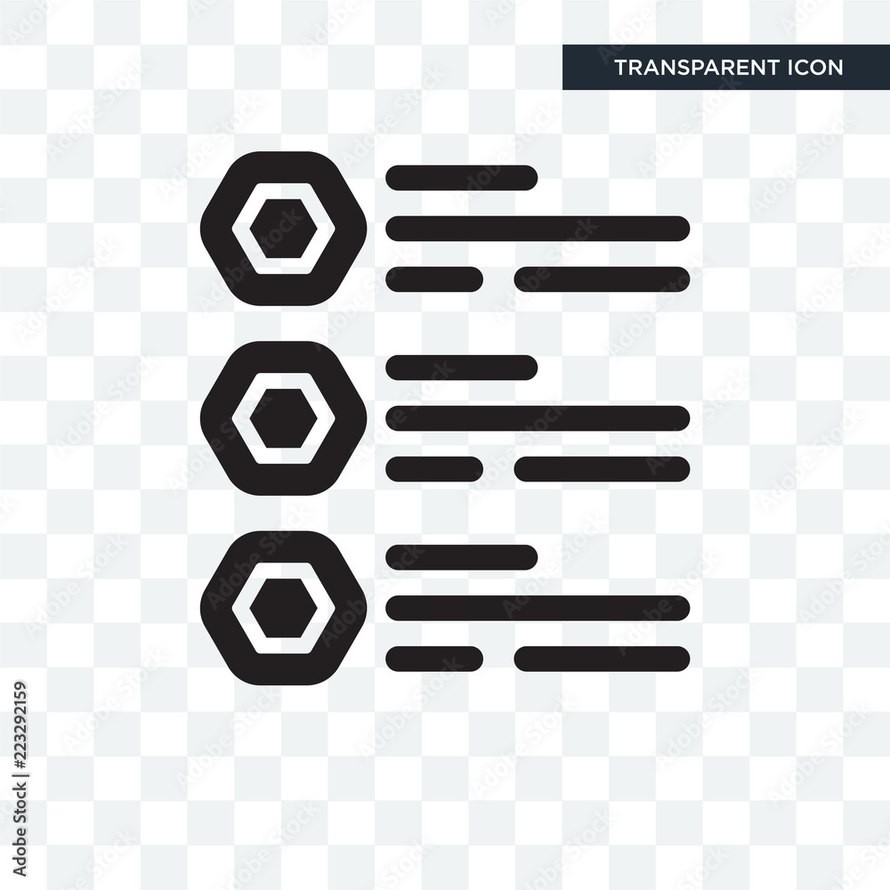 Infographic vector icon isolated on transparent background, Infographic ...