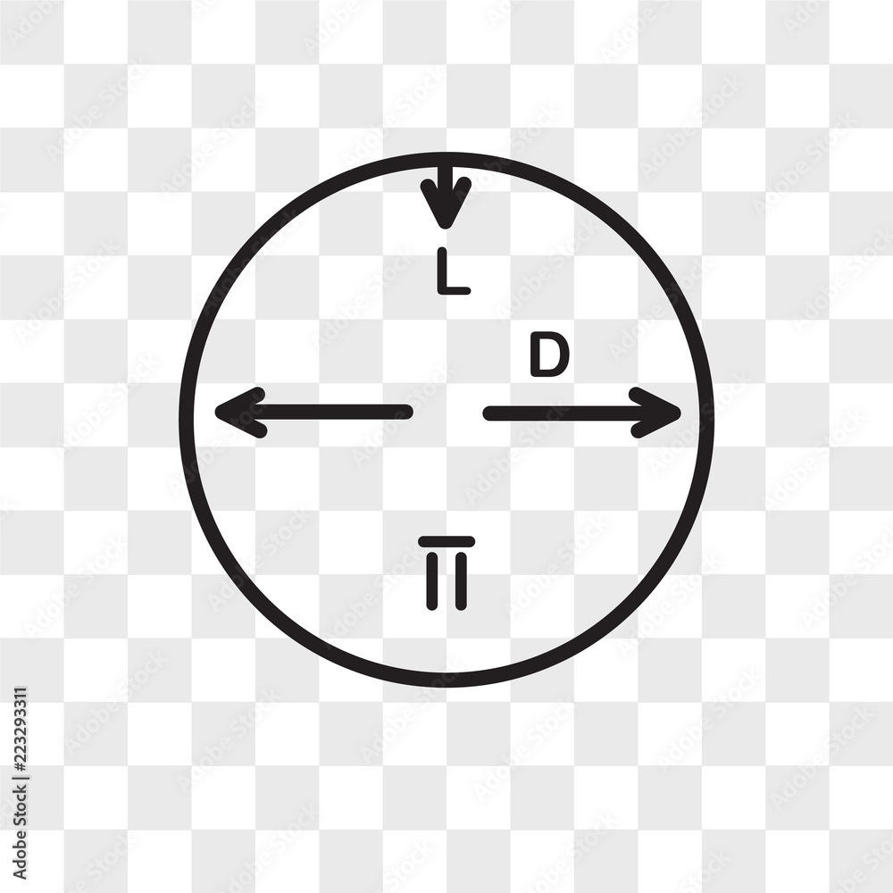 Pi vector icon isolated on transparent background, Pi logo design Stock ...