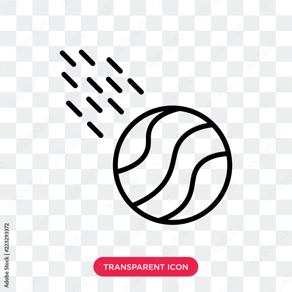 Planet earth vector icon isolated on transparent background, Planet ...