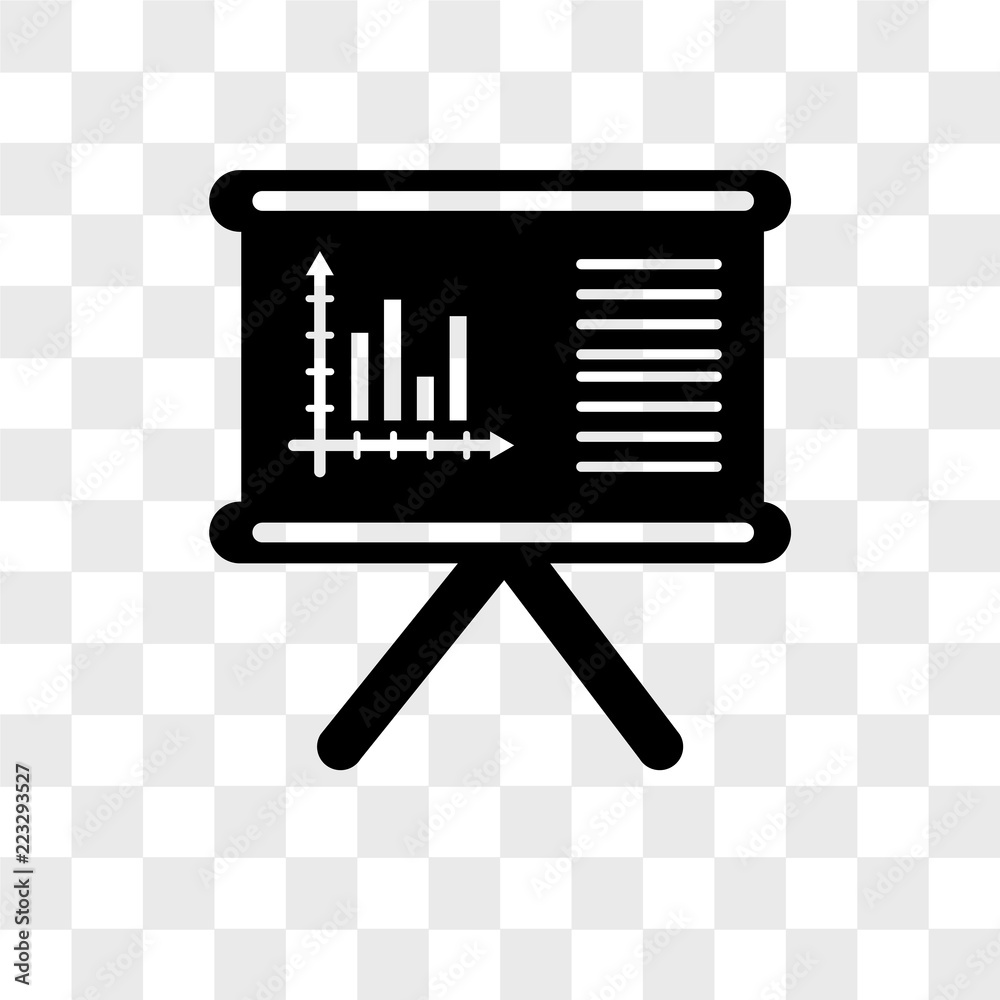 Infographic vector icon isolated on transparent background, Infographic ...