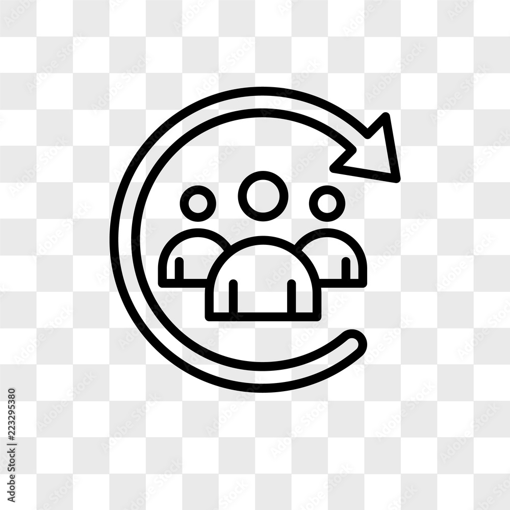 Human vector icon isolated on transparent background, Human logo design ...