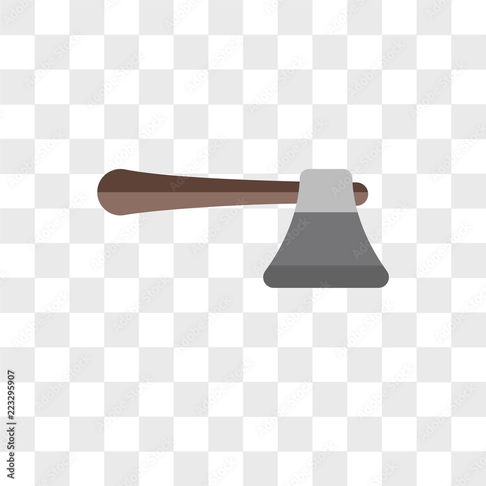 Axe vector icon isolated on transparent background, Axe logo design ...
