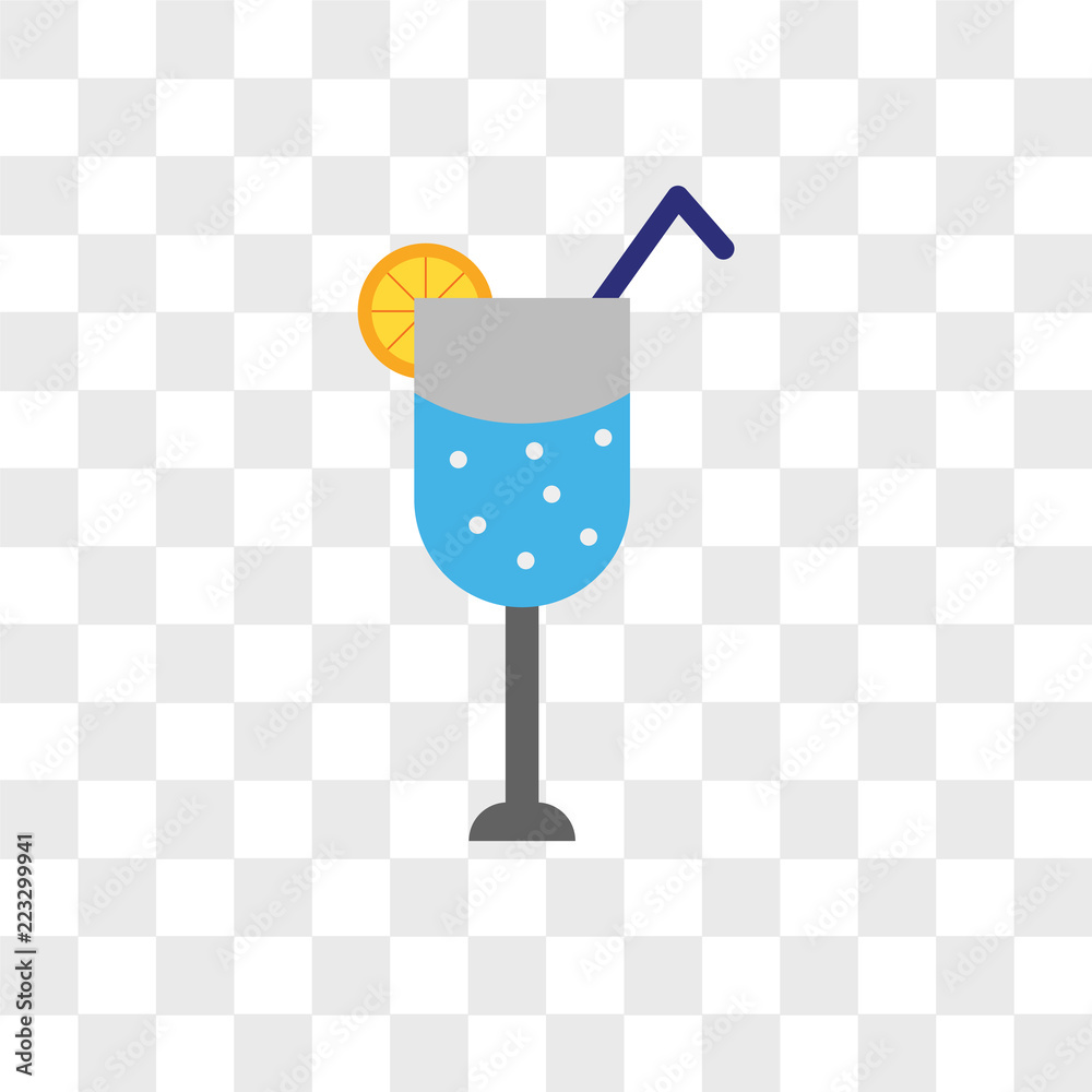 Drink vector icon isolated on transparent background, Drink logo design ...