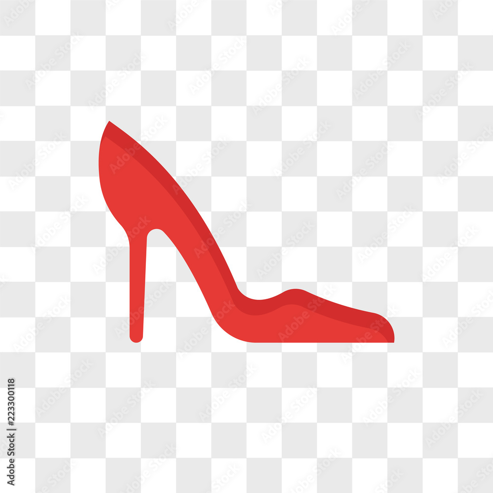 Heel vector icon isolated on transparent background, Heel logo design ...