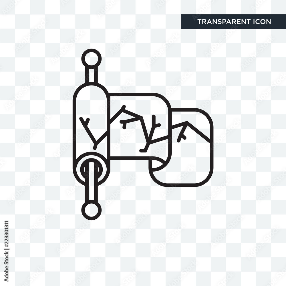 Silk vector icon isolated on transparent background, Silk logo design ...