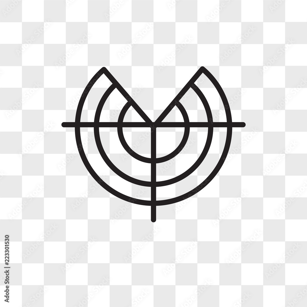Radar vector icon isolated on transparent background, Radar logo design ...