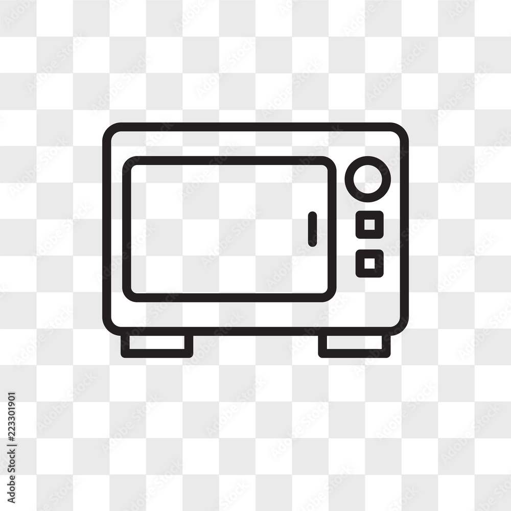 Oven vector icon isolated on transparent background, Oven logo design ...
