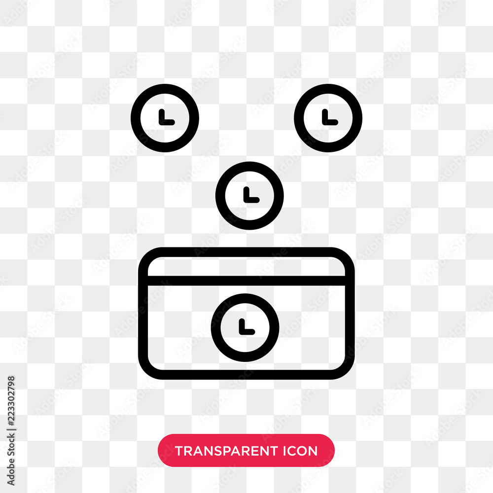 Savings vector icon isolated on transparent background, Savings logo ...