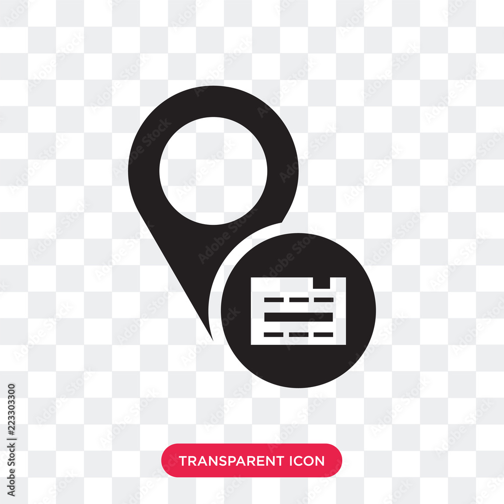 Logistics vector icon isolated on transparent background, Logistics ...