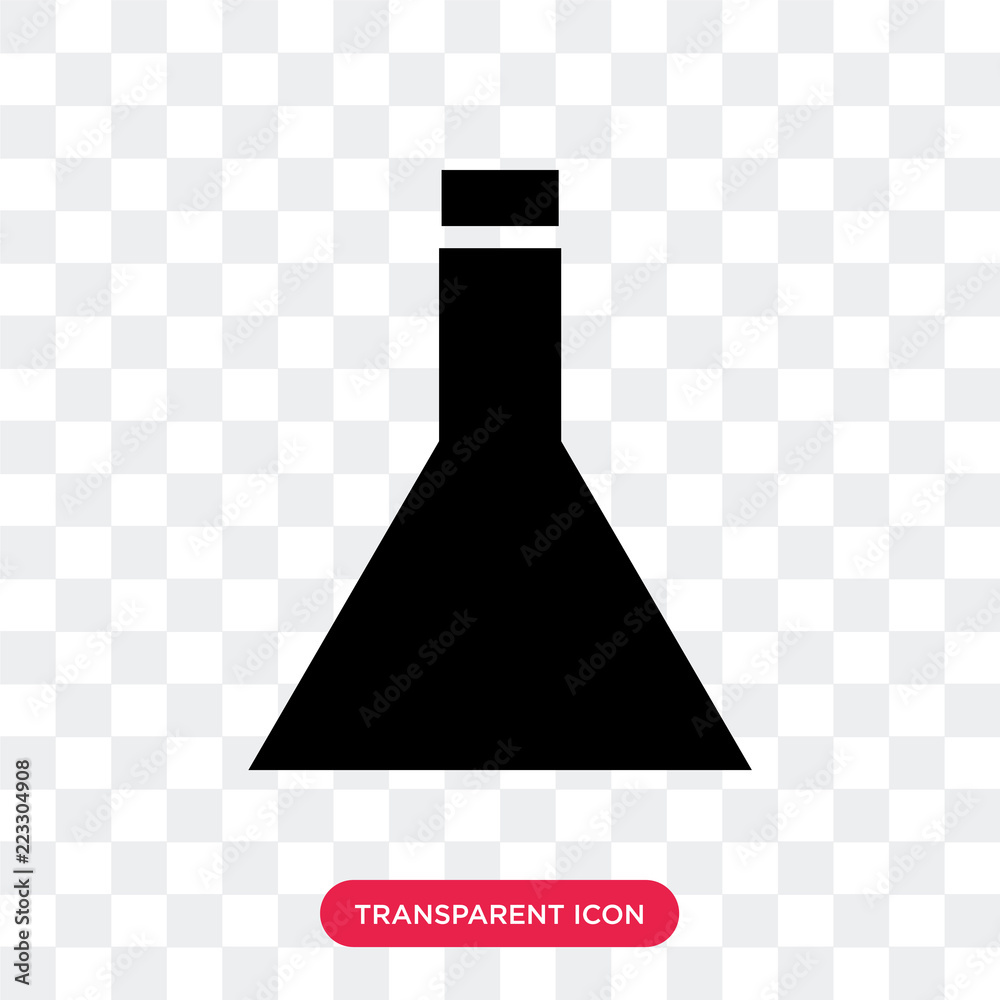 chemistry vector icon isolated on transparent background, chemistry ...