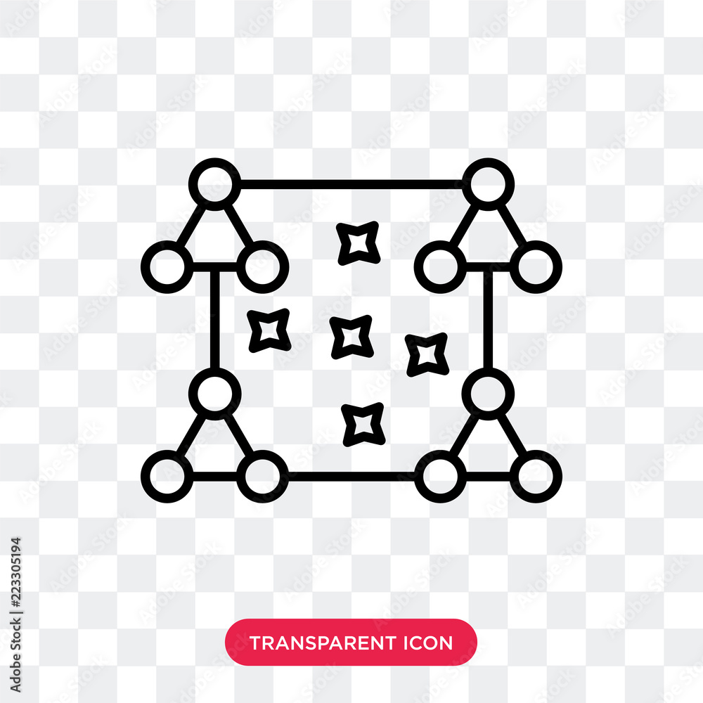 Biology vector icon isolated on transparent background, Biology logo ...