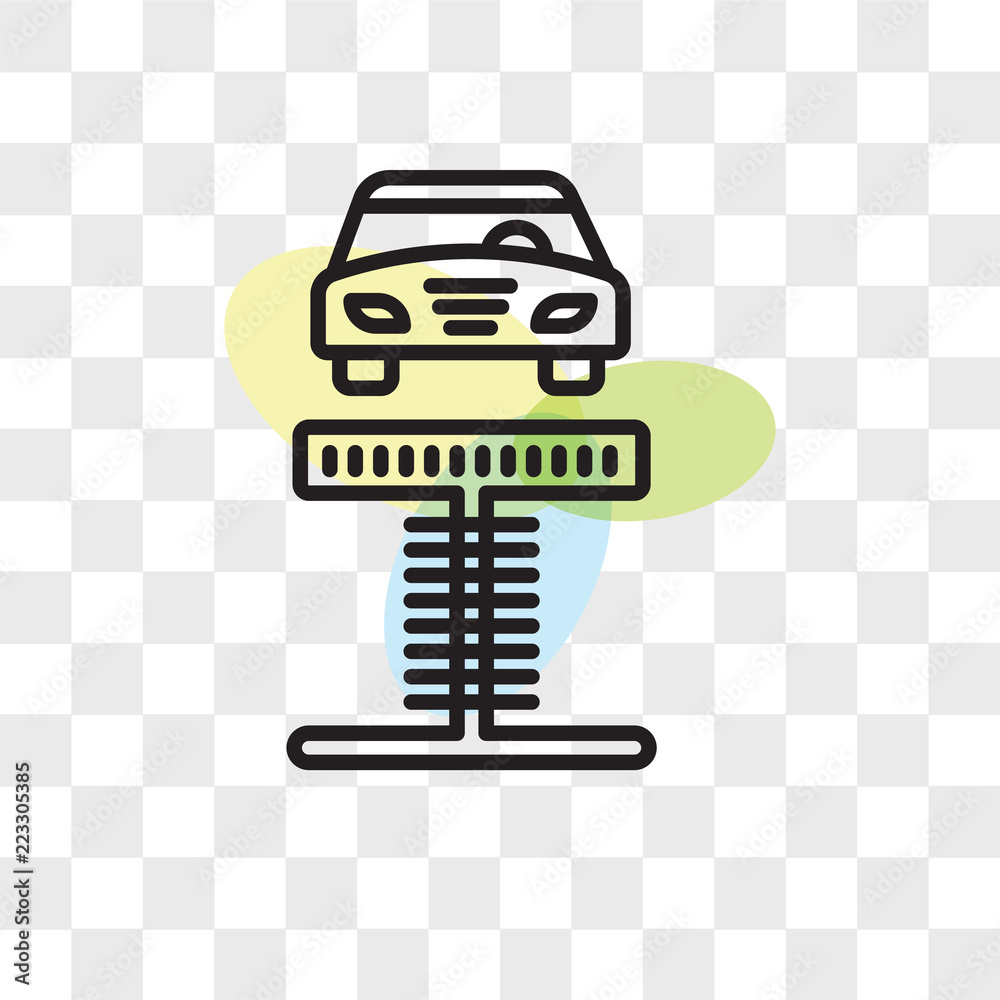 Elevator vector icon isolated on transparent background, Elevator logo ...