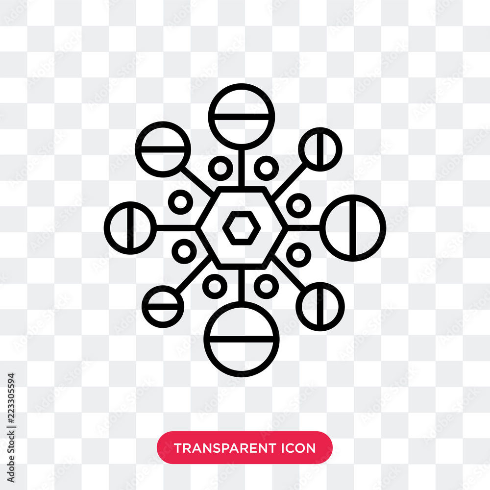 Cells vector icon isolated on transparent background, Cells logo design ...