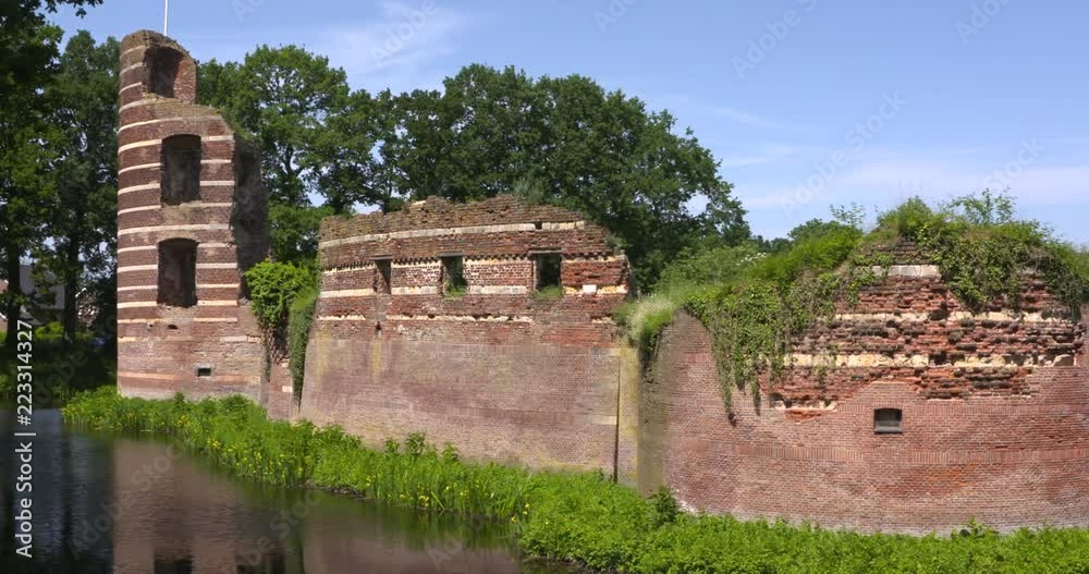 Pan - Ruins of Batenburg Castle, locally known as Kasteel Batenburg, a ...