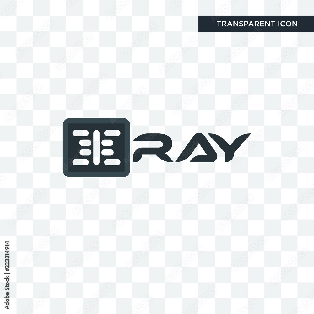 xray vector icon isolated on transparent background, xray logo design ...