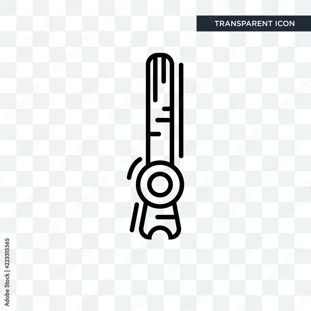 Rod Cell vector icon isolated on transparent background, Rod Cell logo ...