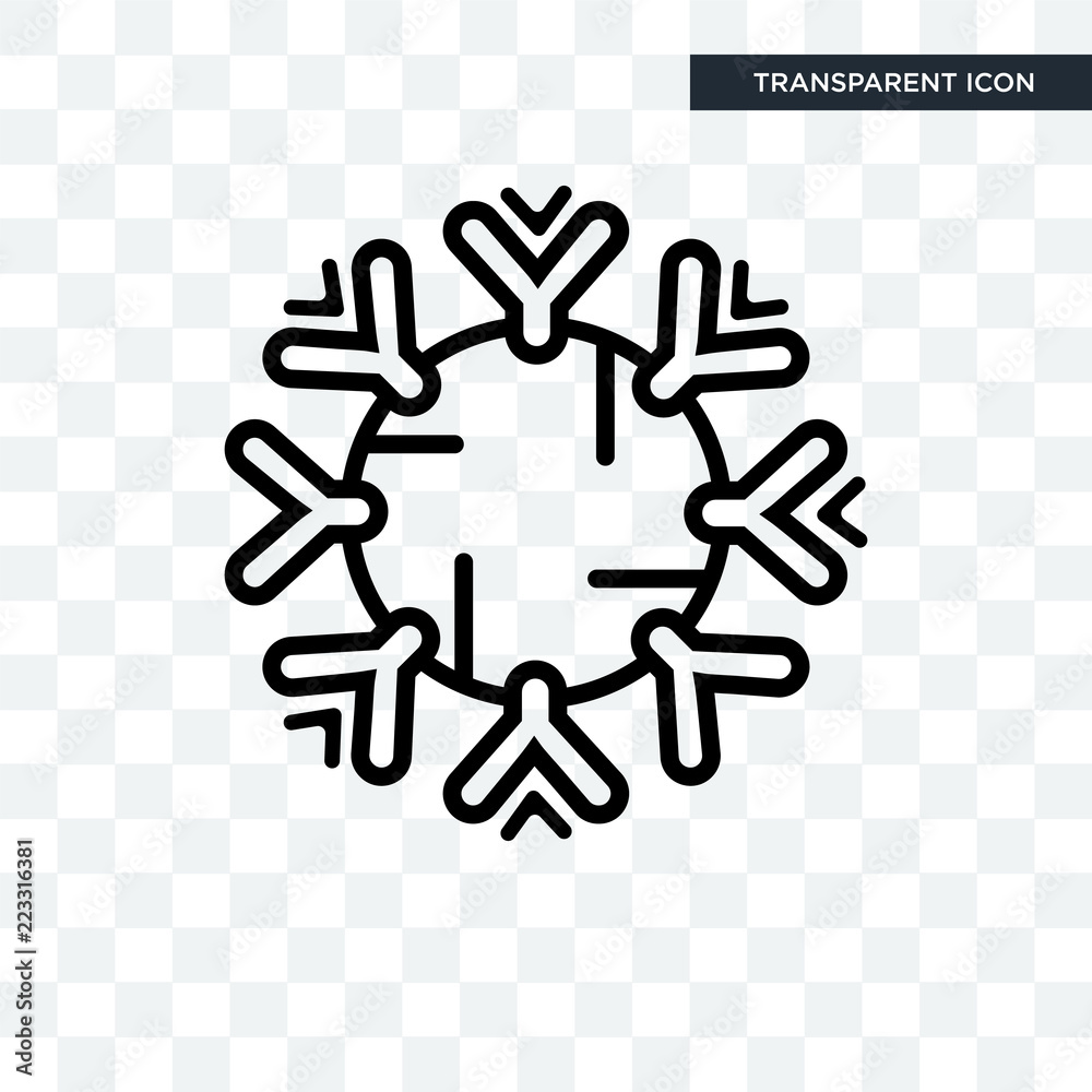 Immune System vector icon isolated on transparent background, Immune ...