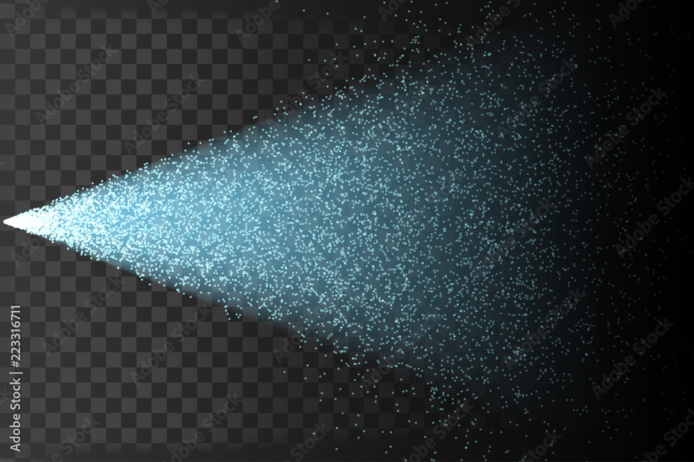Water spray mist of atomizer on transparent background. Graphic concept ...