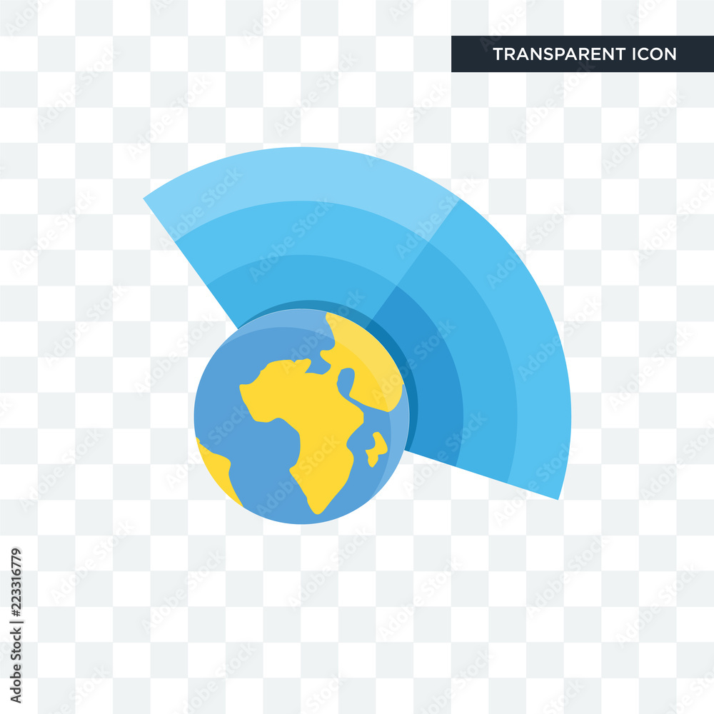 Atmosphere vector icon isolated on transparent background, Atmosphere ...