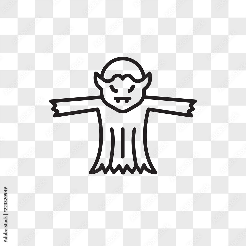 Merman vector icon isolated on transparent background, Merman logo ...